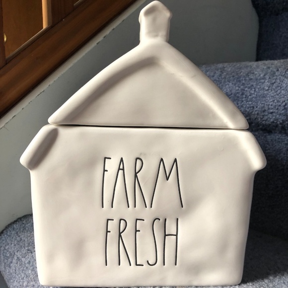 Rae Dunn | Kitchen | New Rae Dunn Classic White Farm Fresh Barn ...